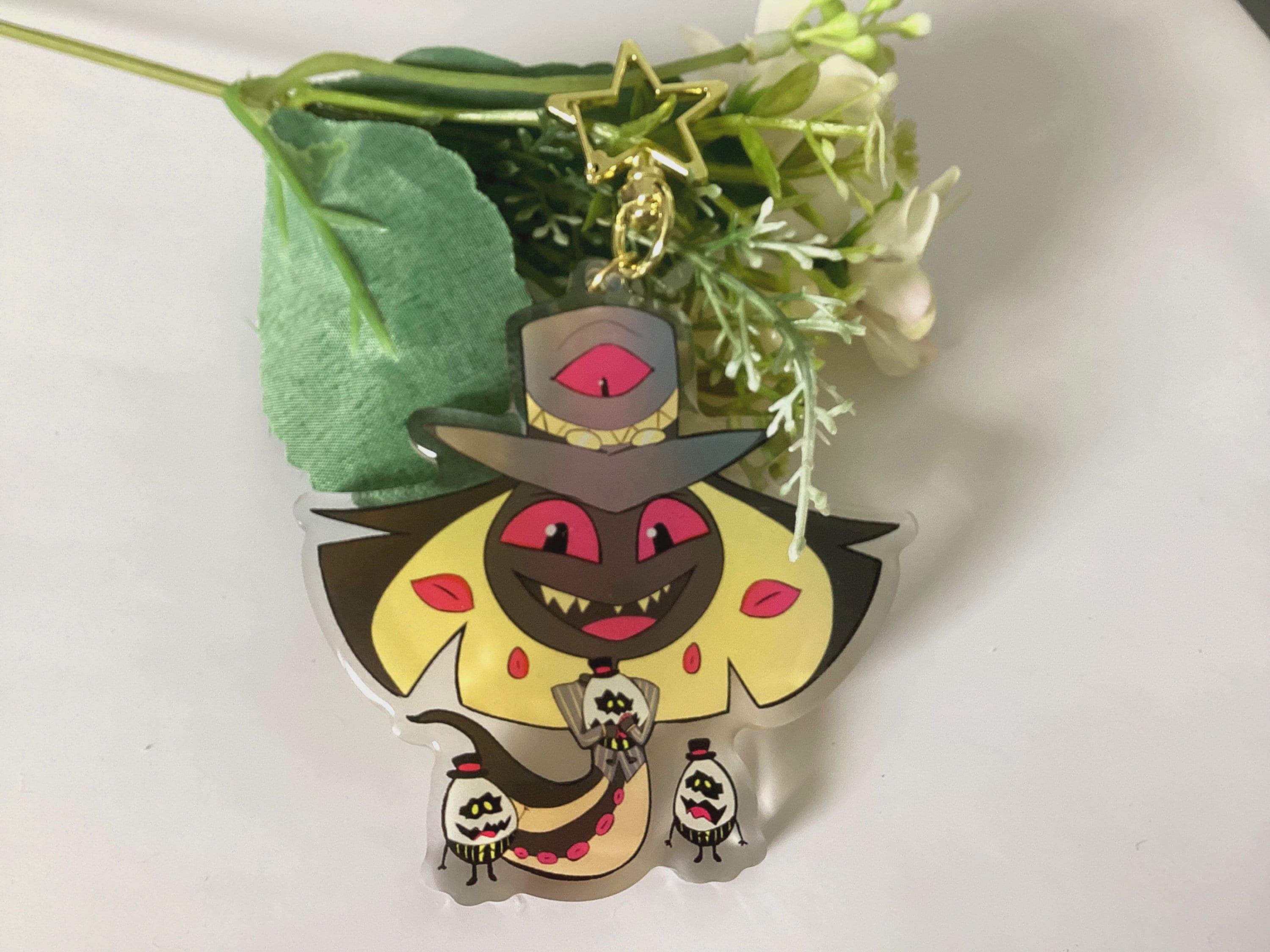 Sir Pentious & Egg Bois Acrylic Charm Perfect Gift for Hazbin Hotel ...