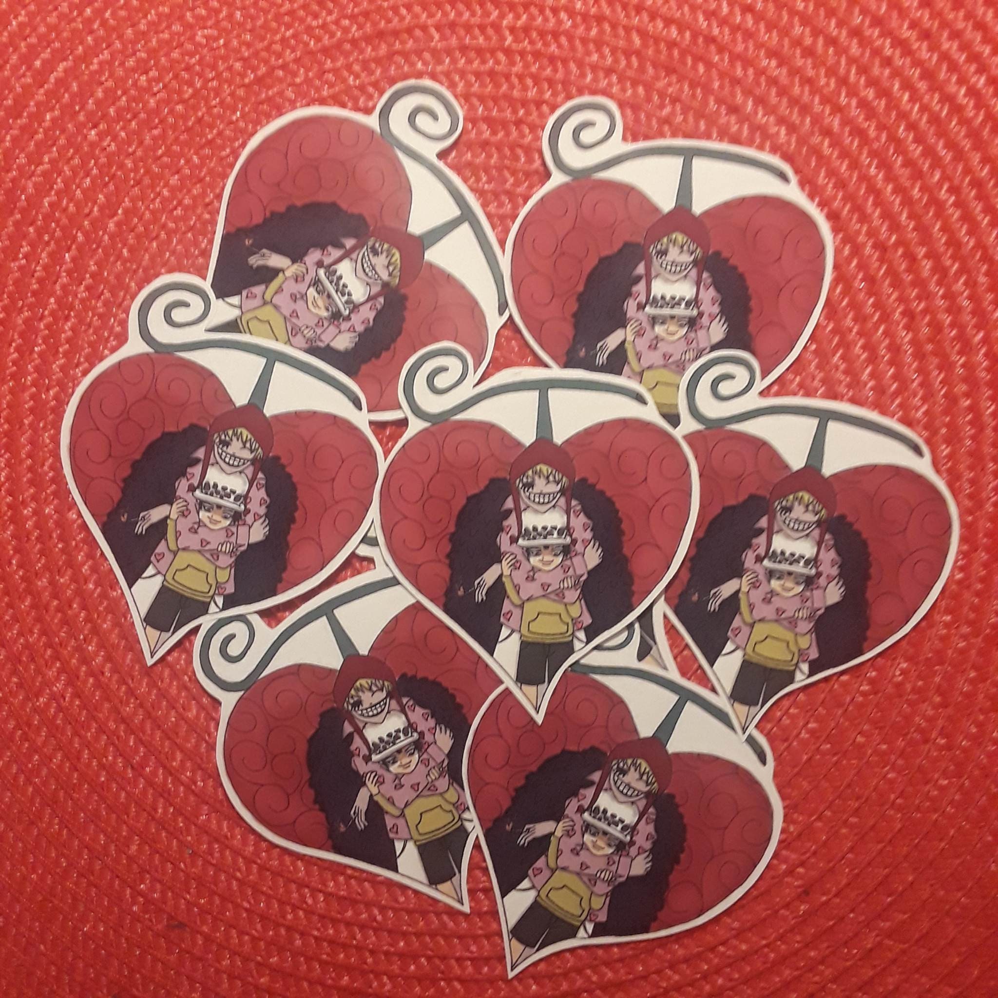 Corazon and Trafalgar Law Sticker - Etsy