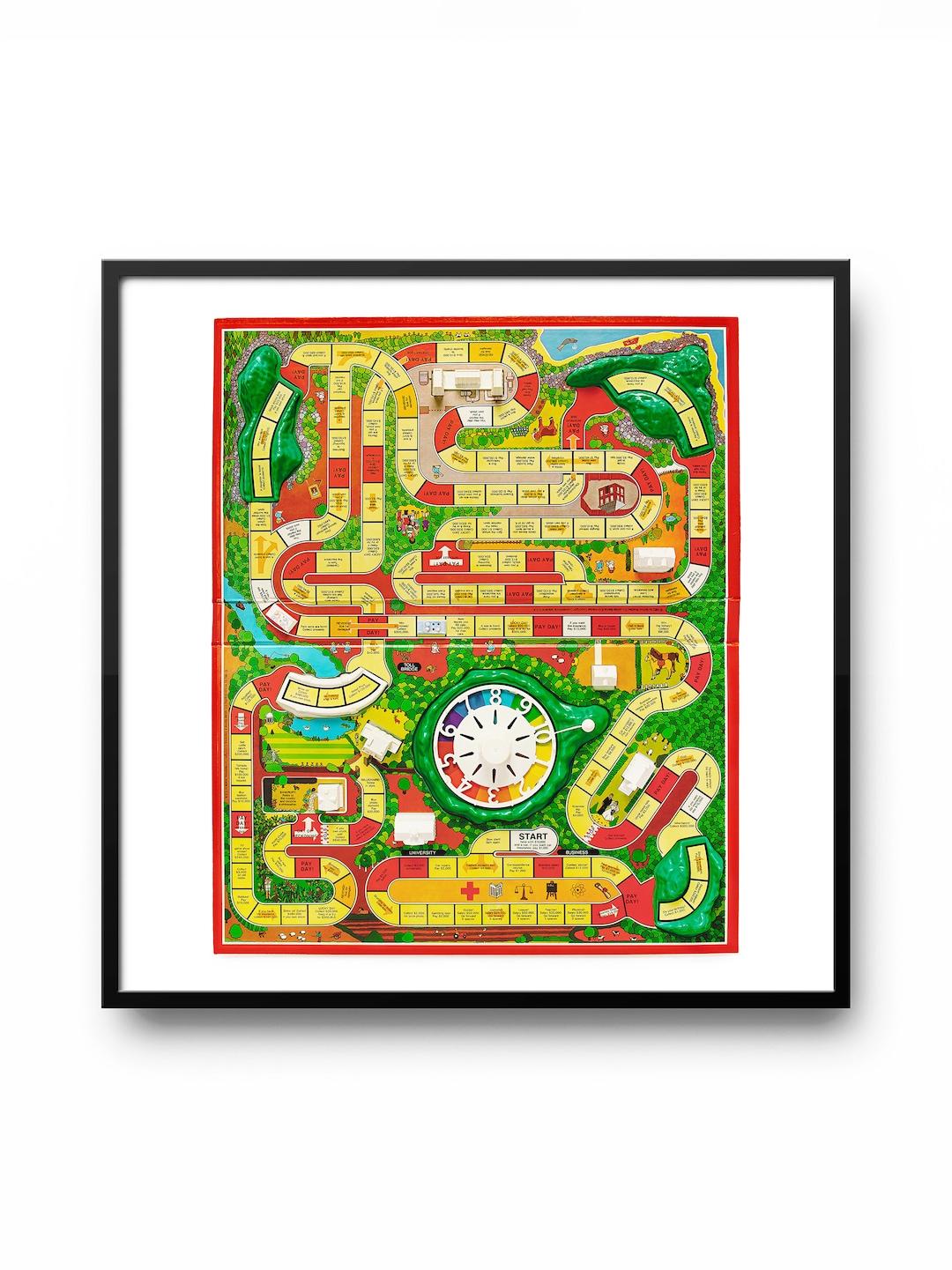 Art Print - Vintage Life Game Board - Fine Art Photography - Large ...