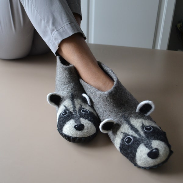 Animal Slippers - Etsy