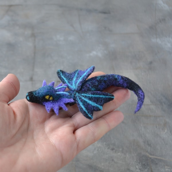 Needle Felted Dragon - Etsy