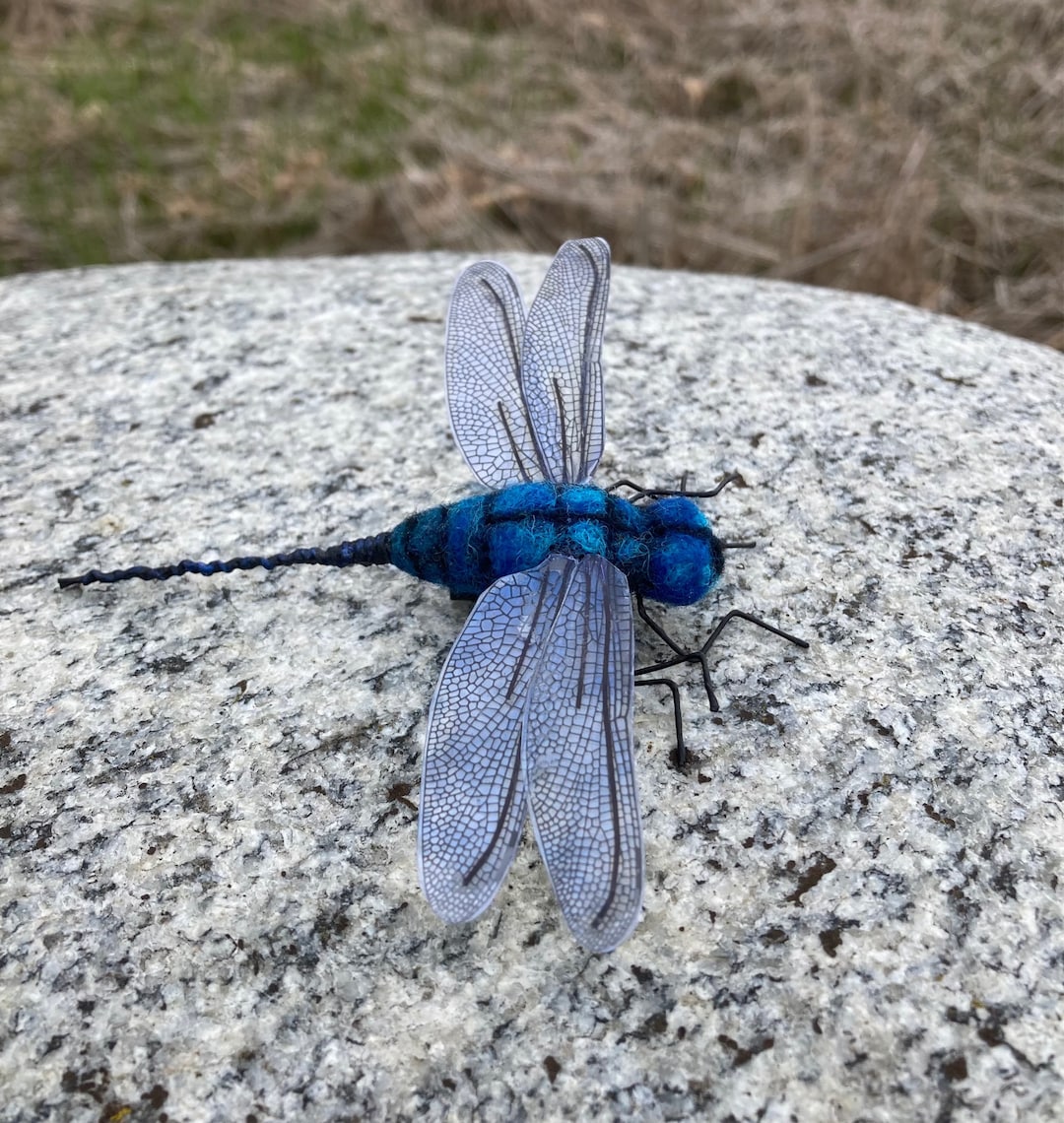 Dragonfly Replica 3d Brooch Handmade Realistic Fake Insect Pin - Etsy