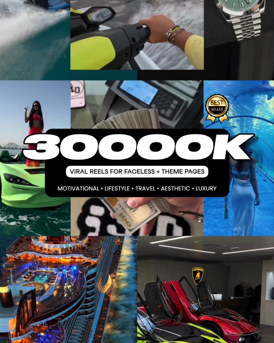 Faceless Reels | 30,000 Viral Reel Clips | Tiktok & Instagram Reels ...