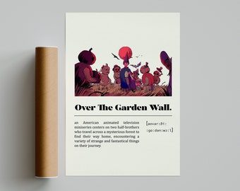 Over Garden Wall Poster - Etsy