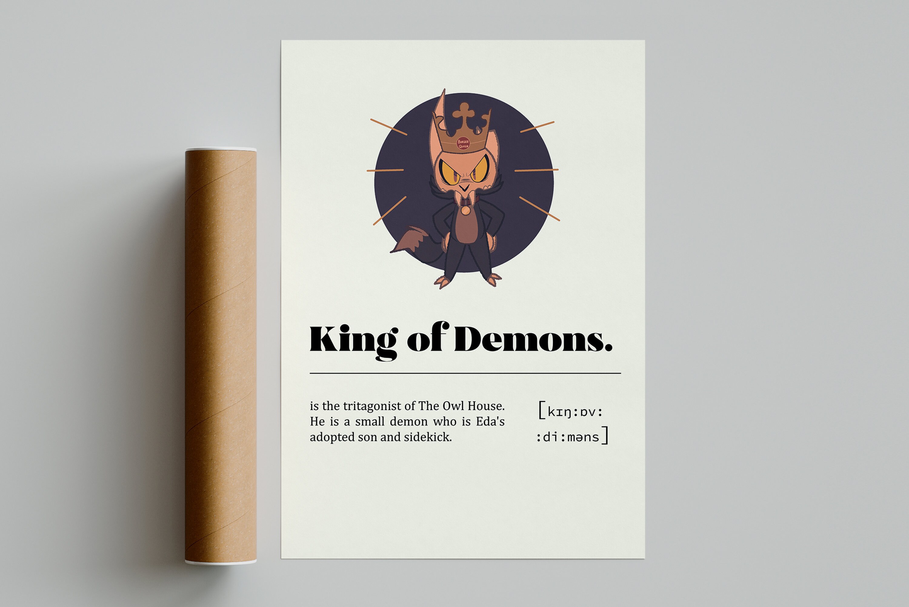 King of Demon The Owl House Season 3 Poster verkauft von Sarran Mu ...