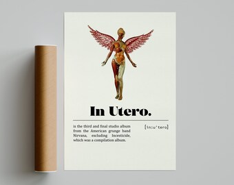 In Utero Poster - Etsy