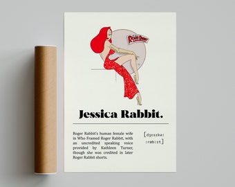Jessica Rabbit Poster - Etsy