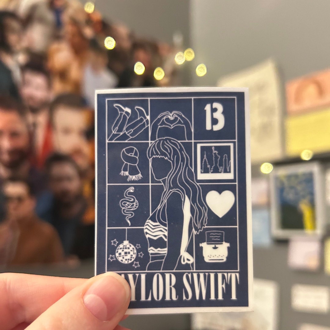 Eras Tour Taylor Swift Glossy Sticker Sticker, Taylor Swifts Fan ...