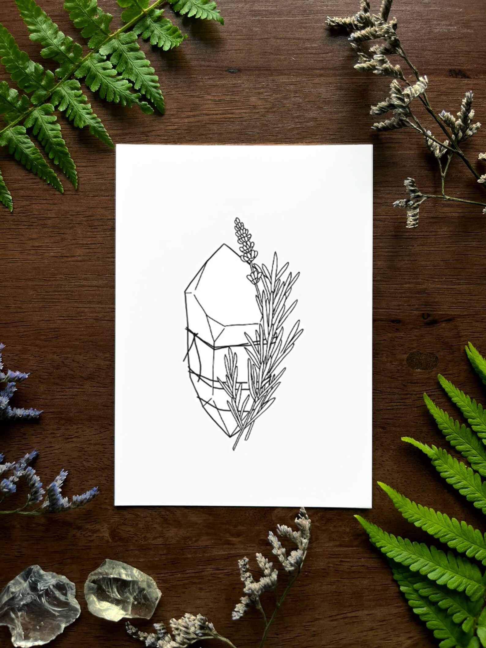 Set of 3 Crystal Prints - Crystal Art - Witchy Decor - Witch Art ...