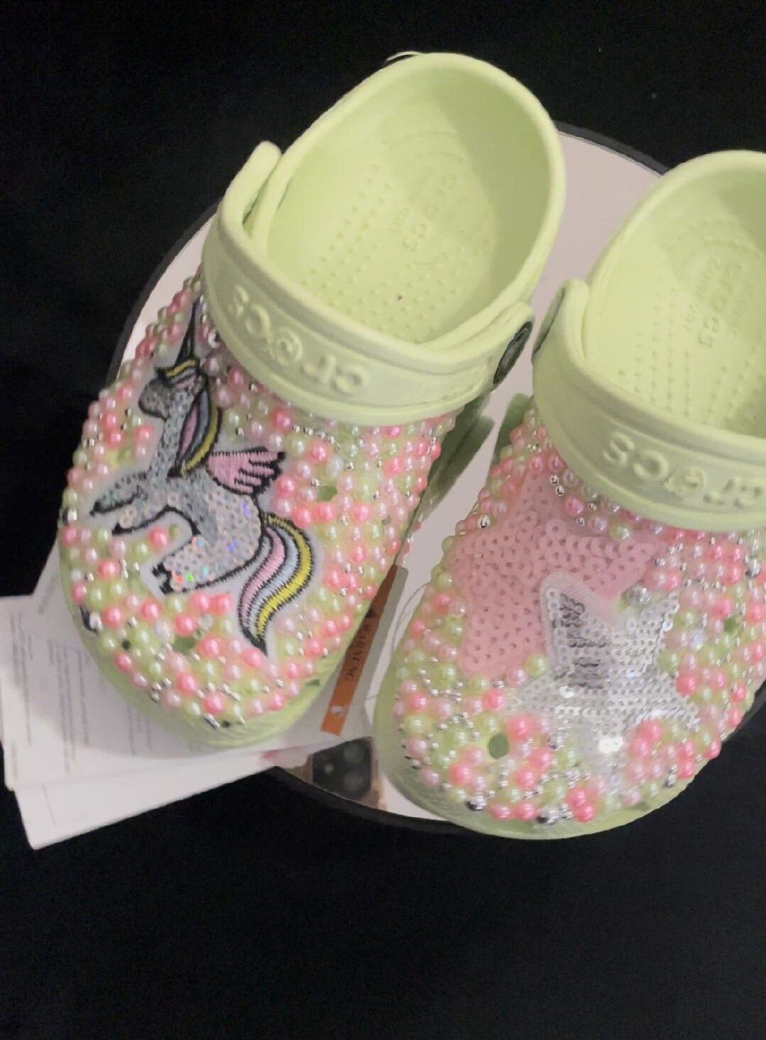 Bedazzled Bling Crocs Children - Etsy