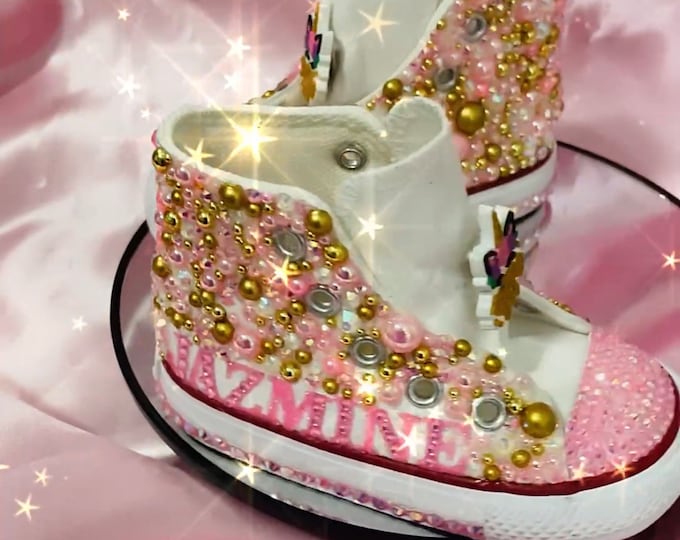 Dinosaur Bling Shoes Birthday Outfit Custom Shoes Shoes Dinosaur ...