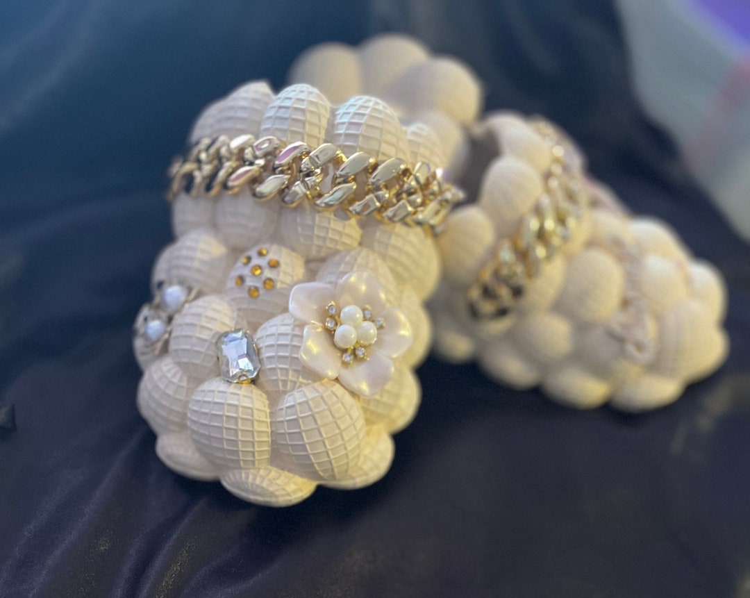 Custom Bubble Slides With Rhinestones and Charms - Etsy