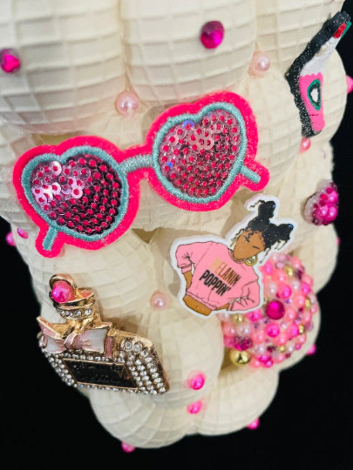 Custom Bubble Slides With Rhinestones and Charms - Etsy