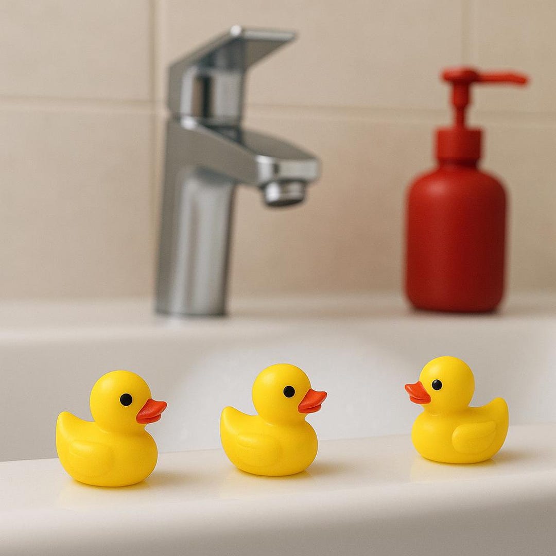 10 Mini Plastic Ducks – Perfect for Elf or Fairy Pranks, Children's ...