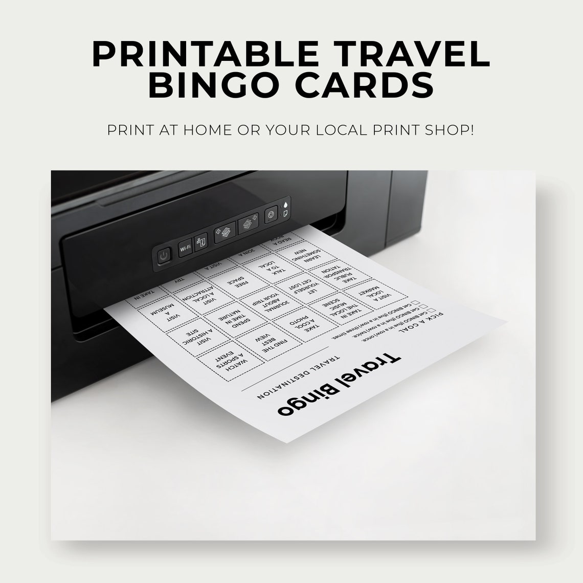 Printable Travel Games, Travel Bingo, Printable Travel Bingo, Travel ...