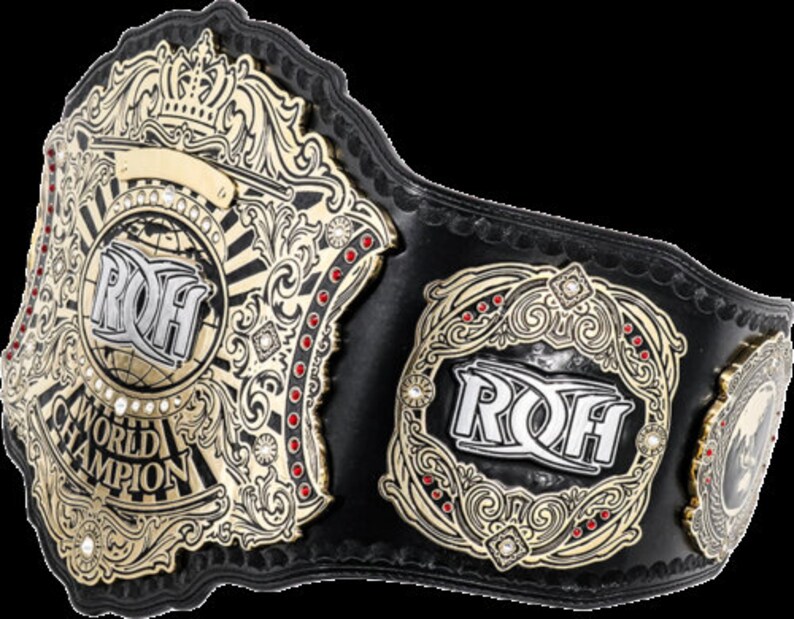 ROH Ring of Honor World Championship Wrestling Title Leather - Etsy