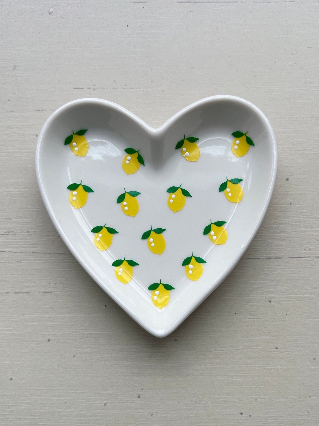 Lemon Decor, Lemon Gift, Yellow Lemons, Kitchen Decor, Jewelry Ring ...