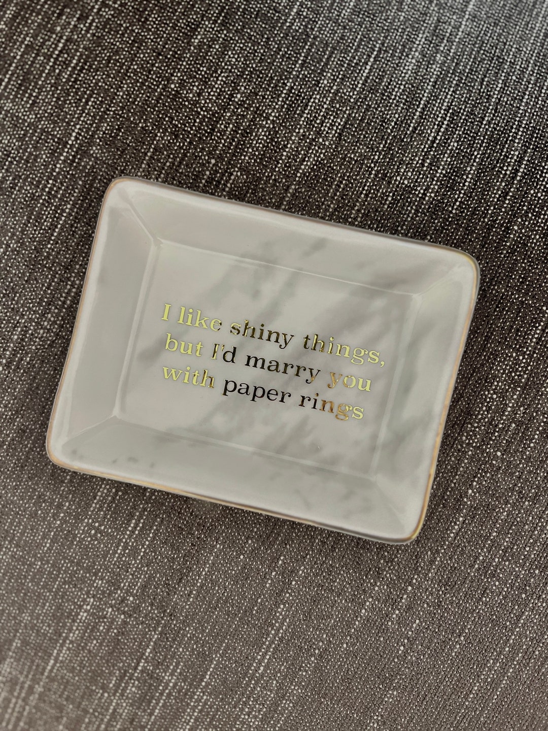Taylor Swift Paper Rings Marble Jewelry Tray: Swiftie Engagement Gift ...