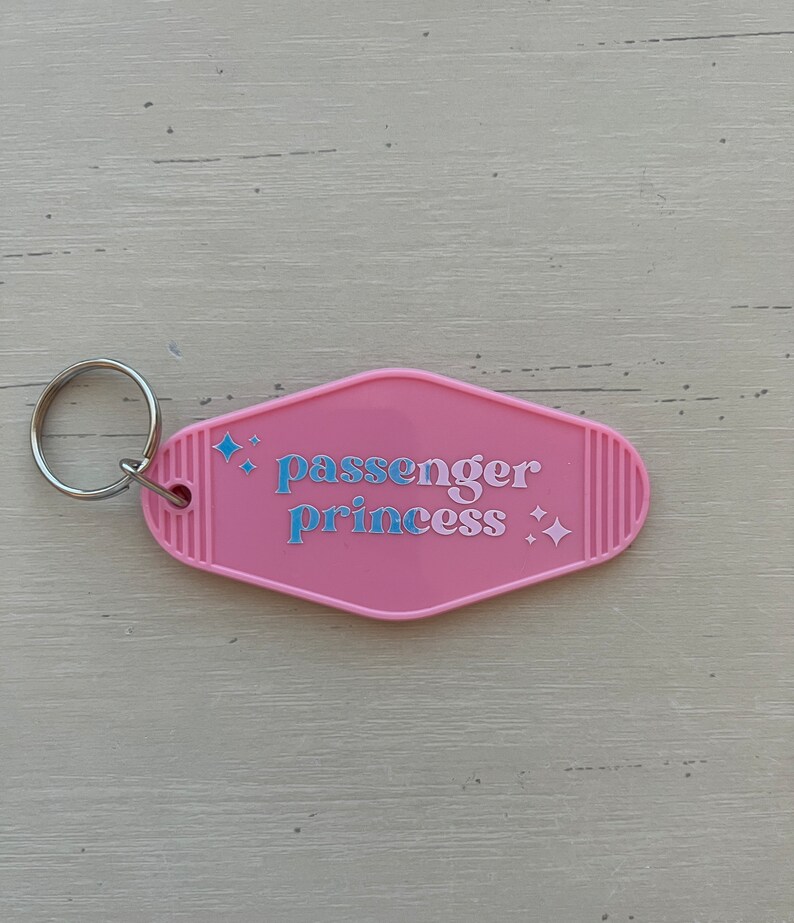 Passenger Princess, Pink Keychain, Car Keychain, Cute Keychains, Car ...