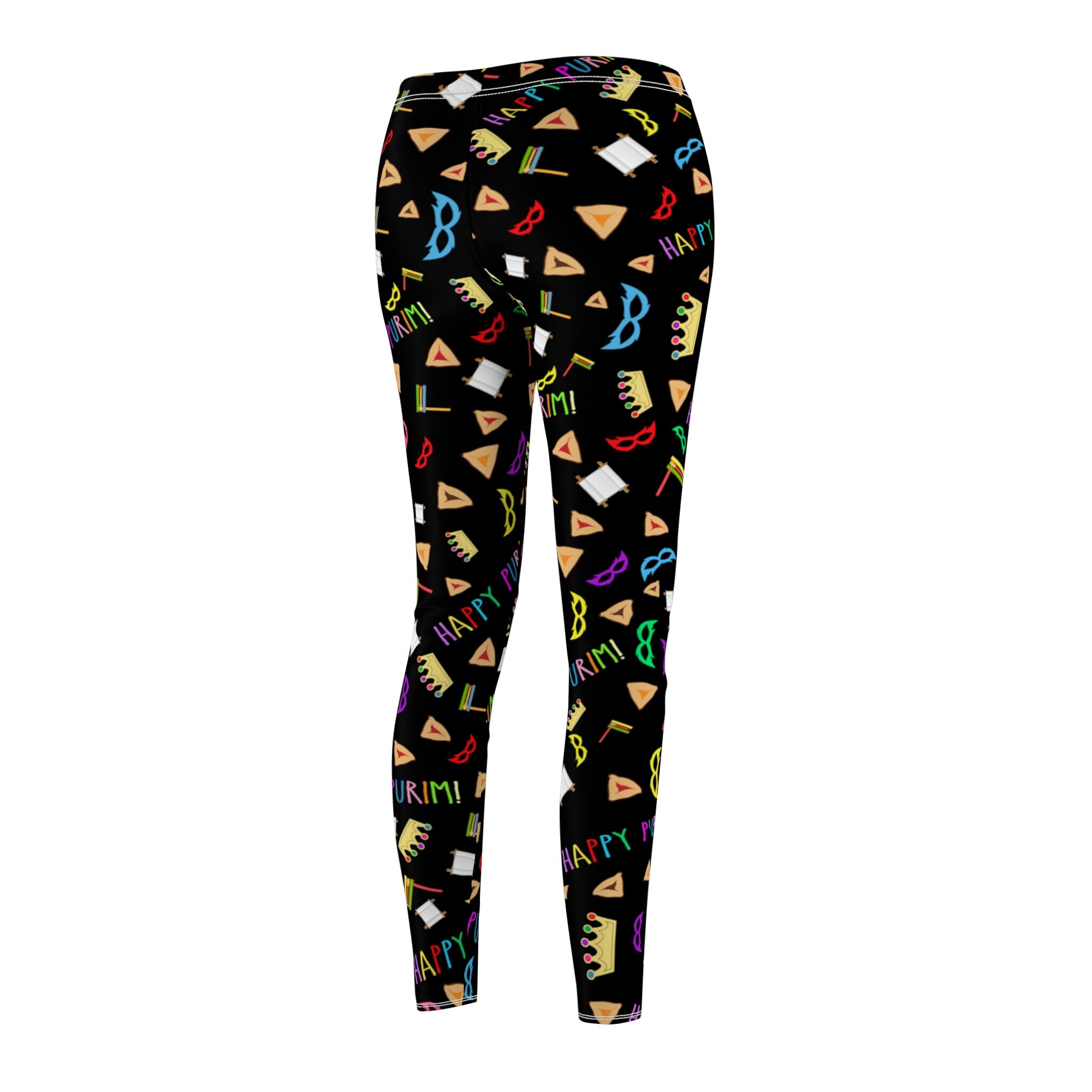 Happy Purim! Leggings With Hamantashen, Megillahs, Masks, Groggers and ...