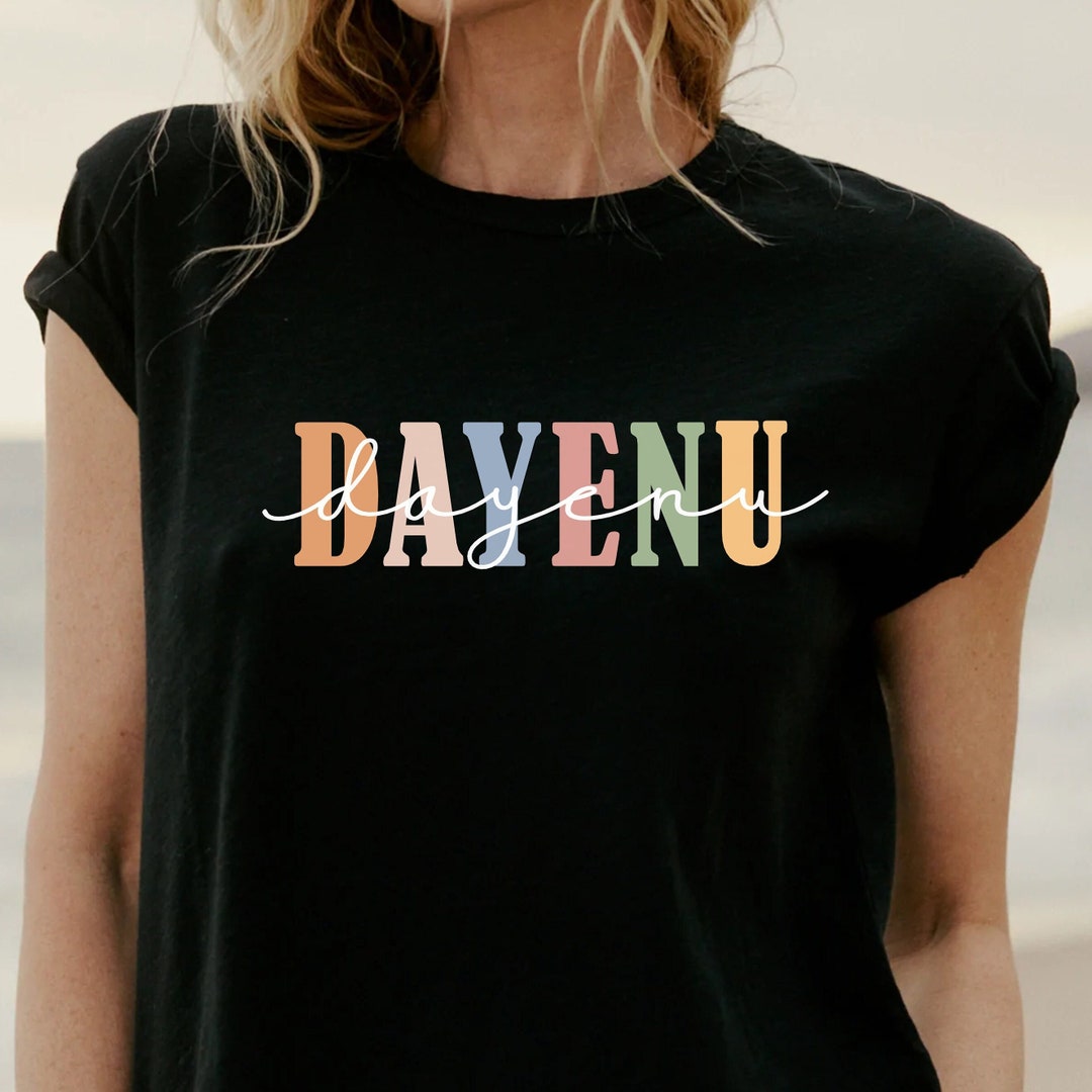 Unisex Dayenu Jewish Shirt for Passover in Aesthetic Colors, Pesach Shirt, Seder, Jewish Pride ...