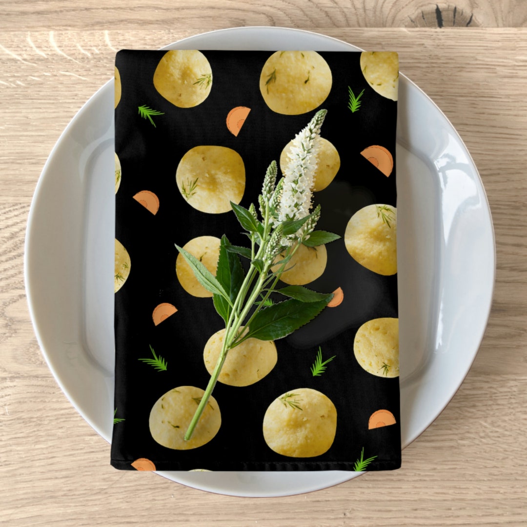 Fabric Matzo Ball Napkins for Passover Seder Set of 4 - Etsy