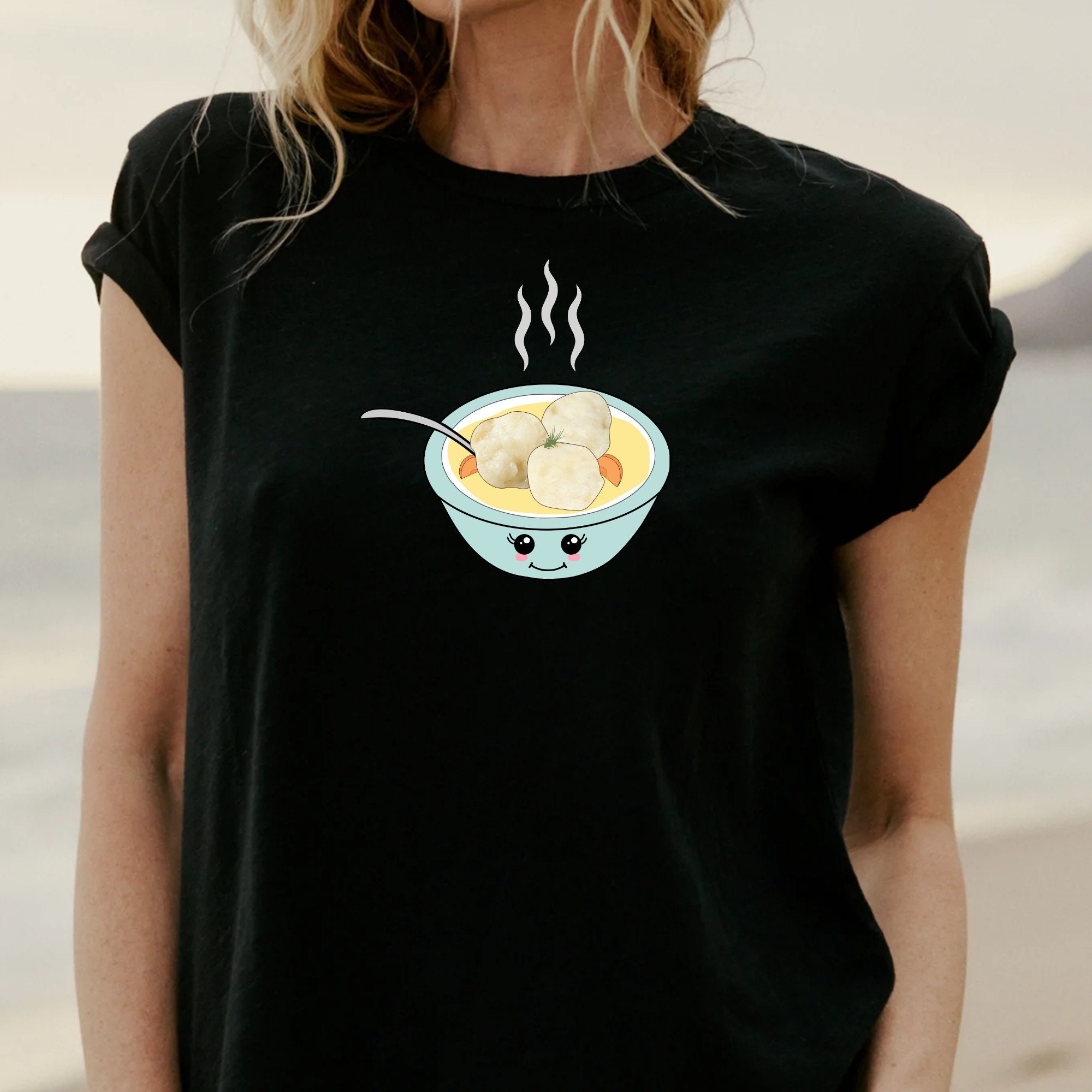 Smiling Kawaii Matzo Ball Soup Cute Jewish Women's - Etsy