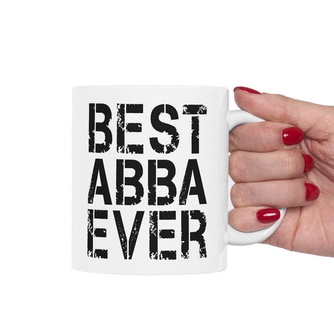 Best Abba Ever Jewish Mug | Father's Day Hanukkah Gift for Him Dad ...