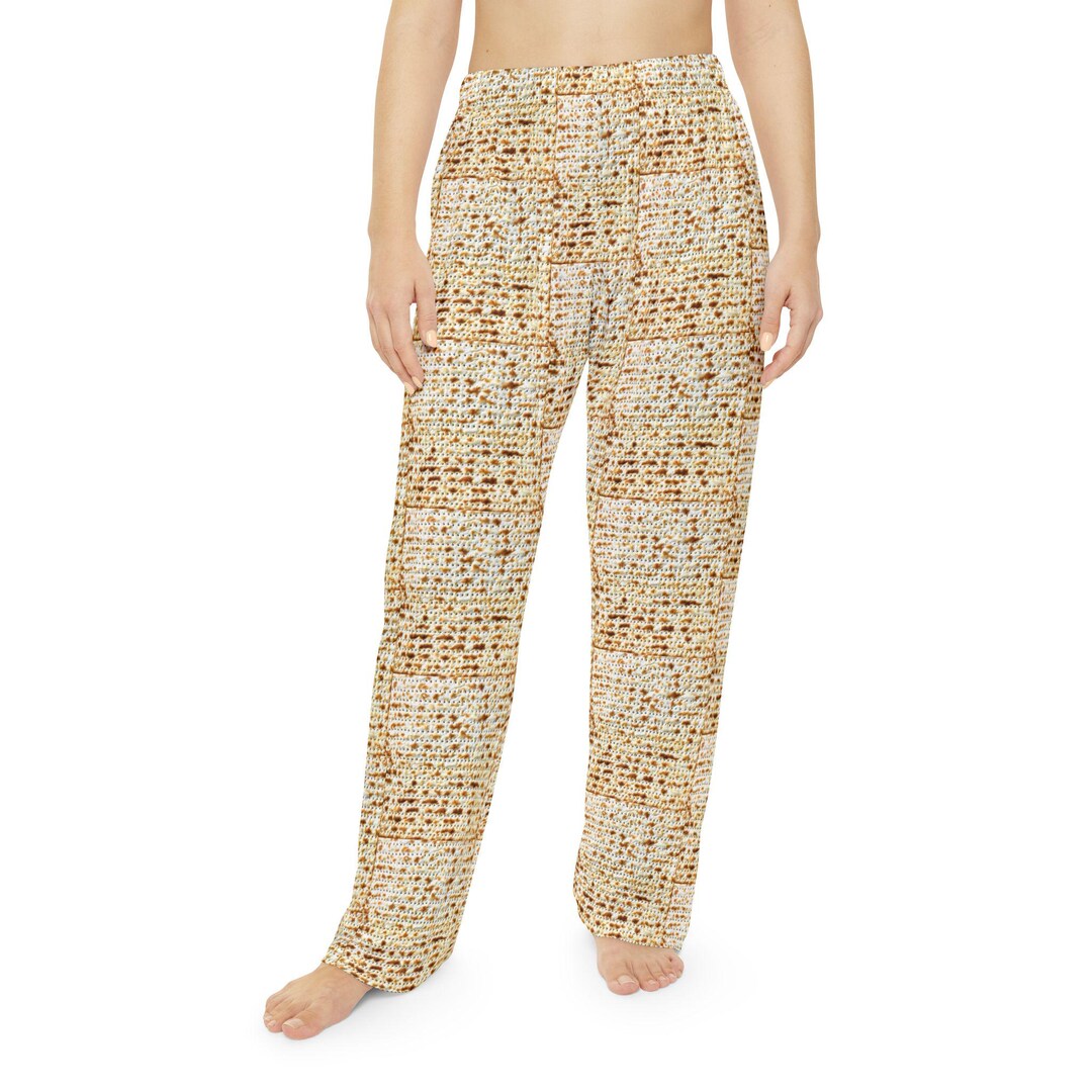 Comfy Women's Passover Pajama Pants | Cozy Jammies With Matzo Matzah ...