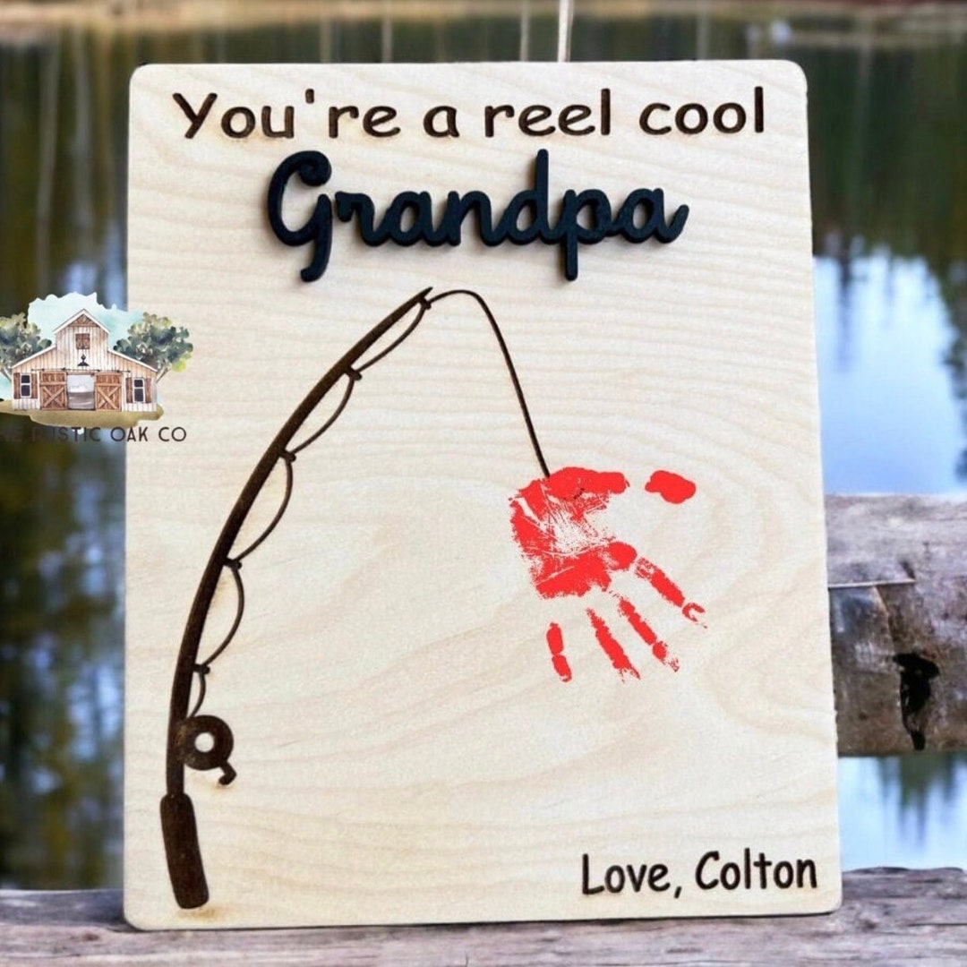 You're A Reel Cool Dad, Father's Day, Dad Sign, Gift for Dad, Grandpa ...