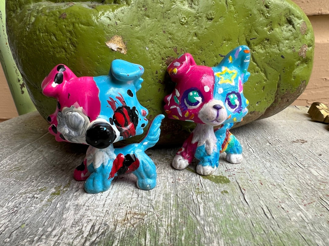 Custom LPS Twin Set Creepy & Cute Good Vs Bad Set of 2 - Etsy