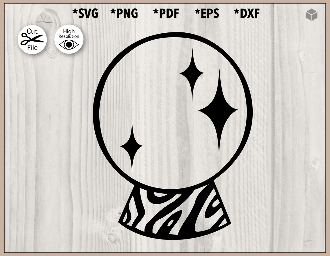Fortune Ball Svg, Png, Pdf, Dxf, Eps - Etsy