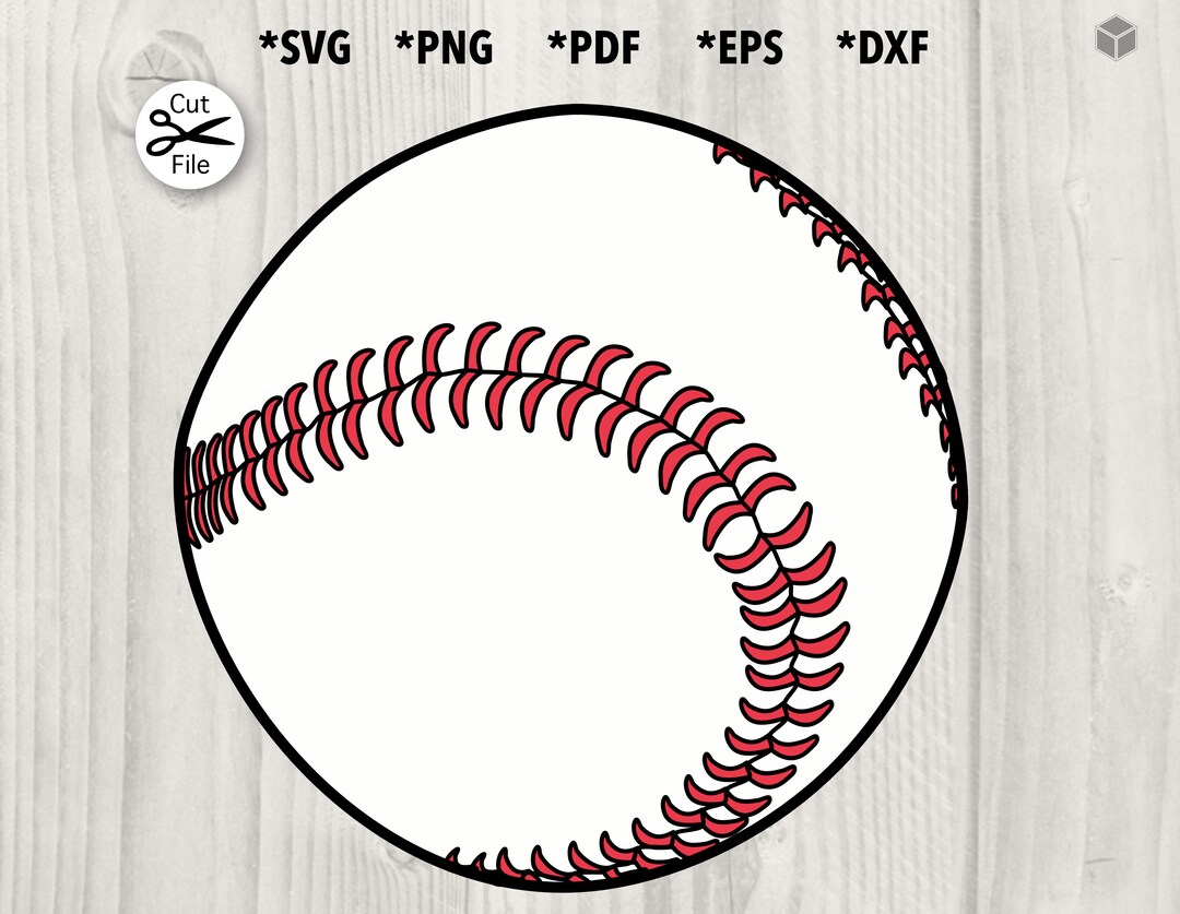 Pelota de béisbol svg, png, pdf, dxf, eps - Etsy México
