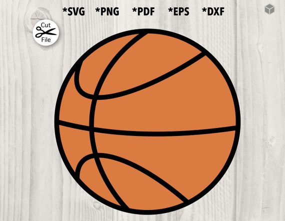 Pelota de baloncesto svg png pdf dxf eps - Etsy España