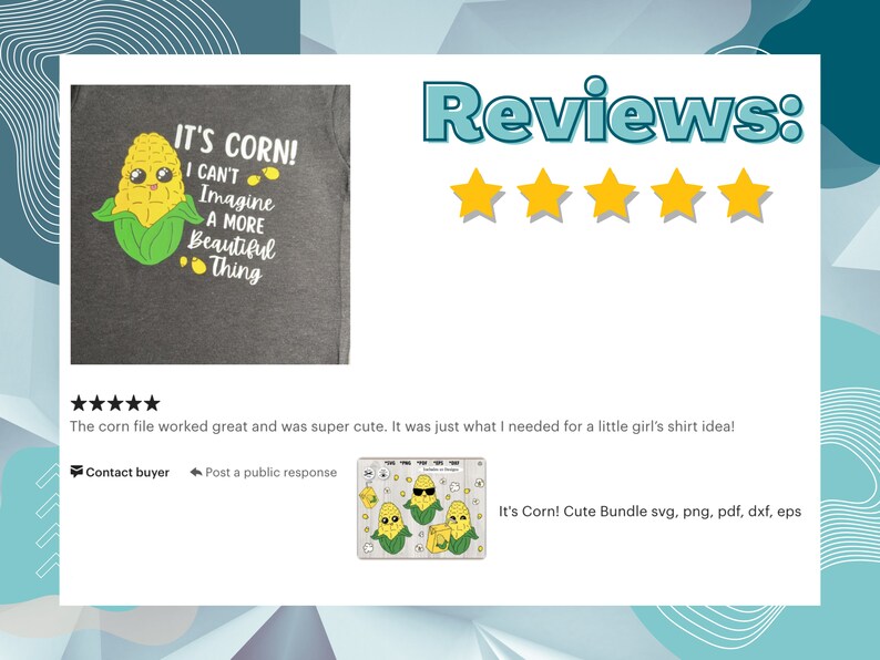 It's Corn! Cute Corn Bundle, Popcorn Cut File, Corn Kennel Clipart ...