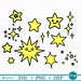 Cartoon Stars Pack Color Cut File Svg, Png, Pdf, Dxf, Eps for Cutting ...