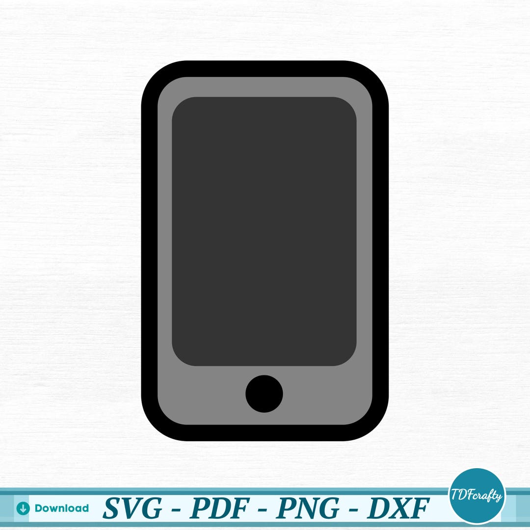 Phone SVG File, Back to School Clipart, Student DXF Craft File ...