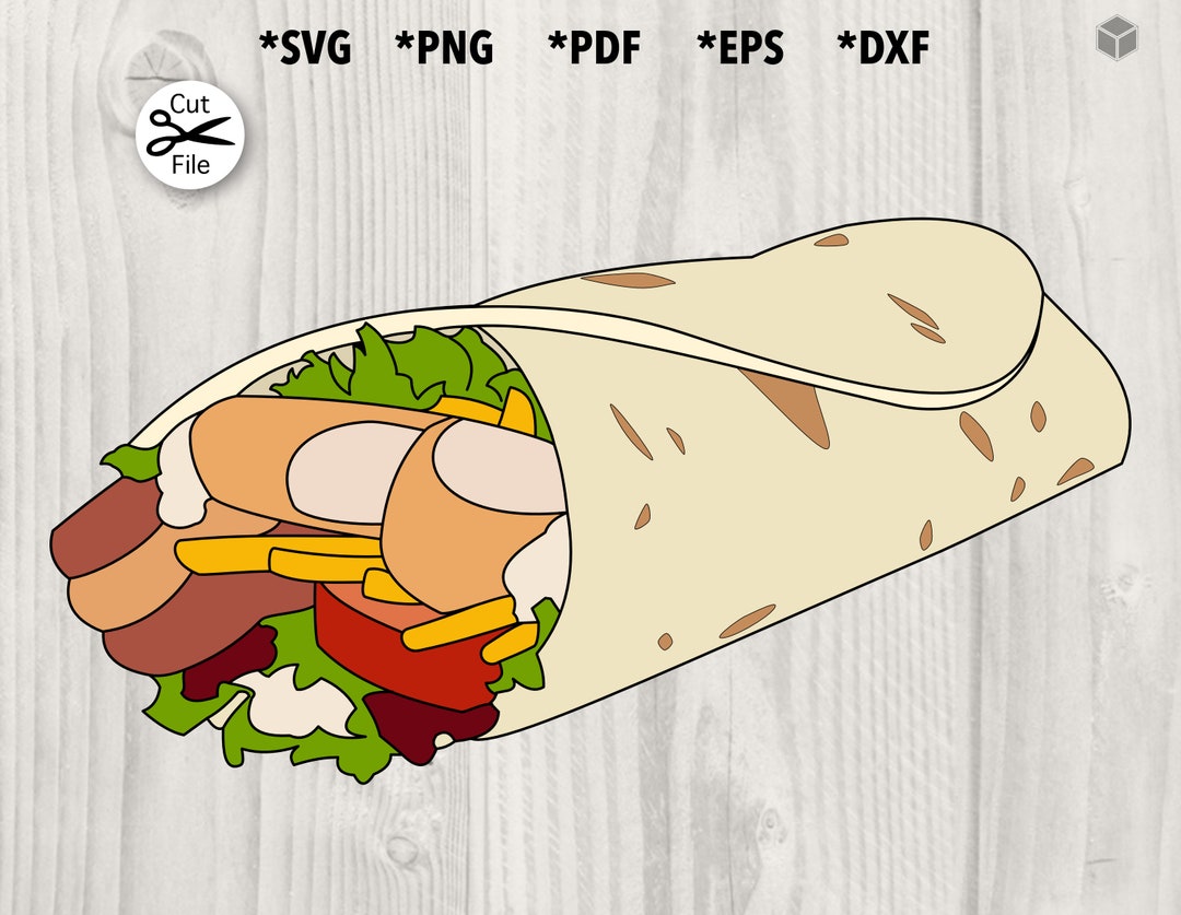Wrap Cut File Svg, Png, Pdf, Dxf, Eps for Cutting Machine - Etsy