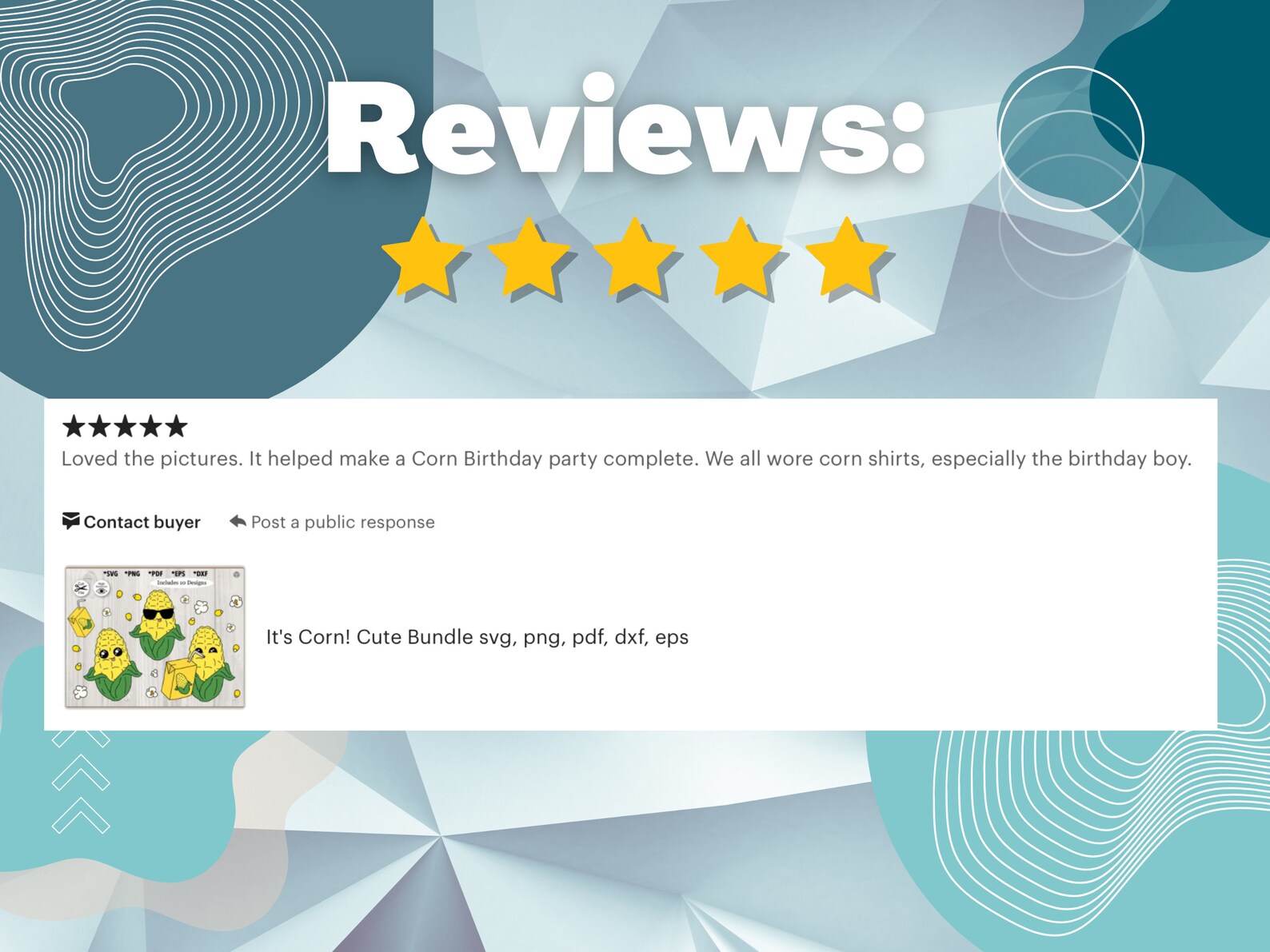 It's Corn Cute Corn Bundle Popcorn Cut File Corn Kennel - Etsy