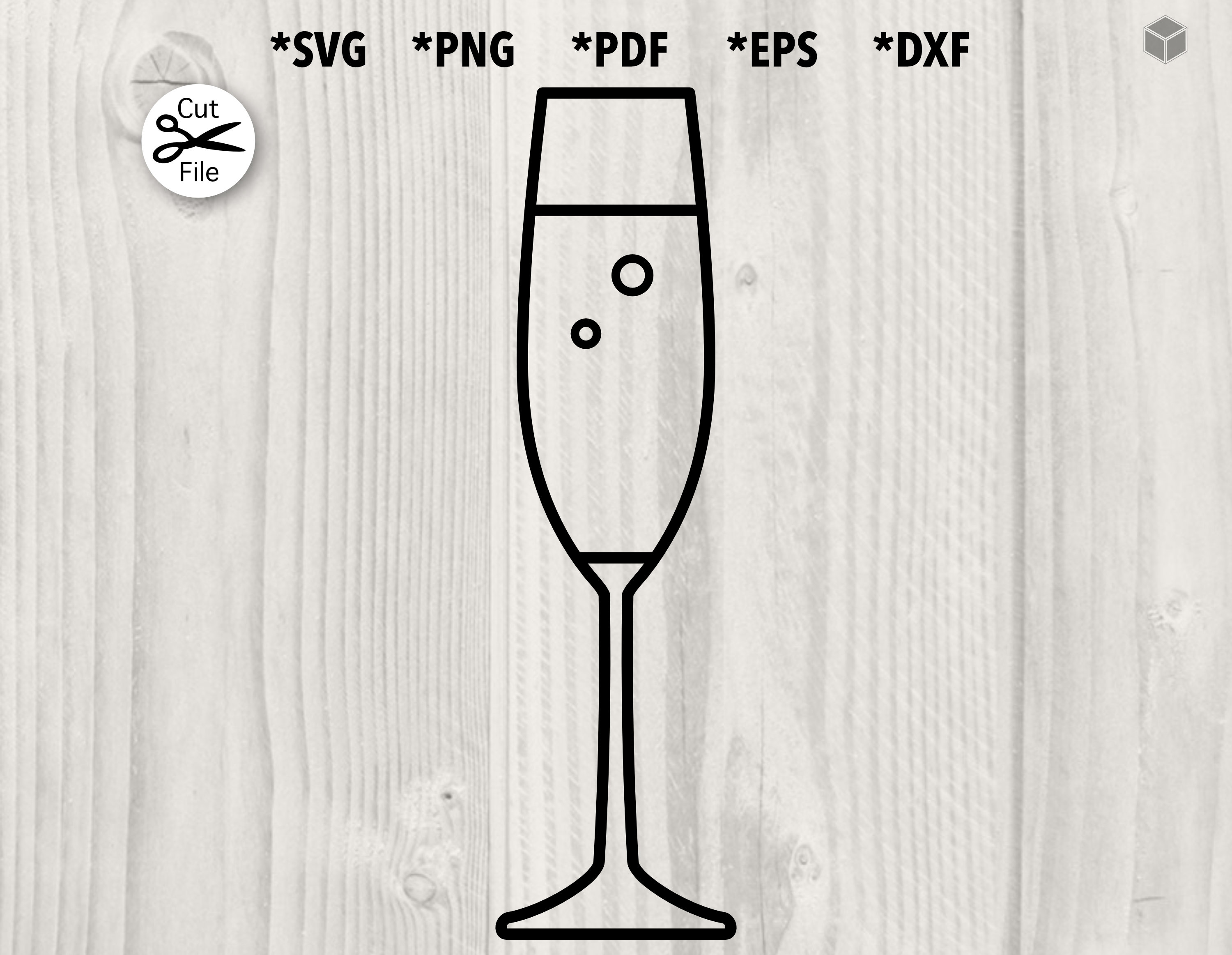 Champagne Glass Icon