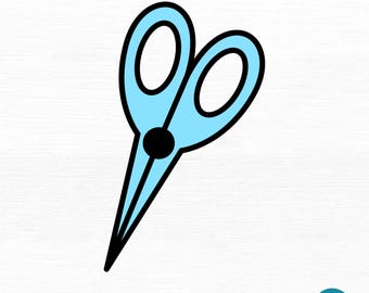 Scissors Outline SVG File, Back to School Clipart, Student DXF Craft ...