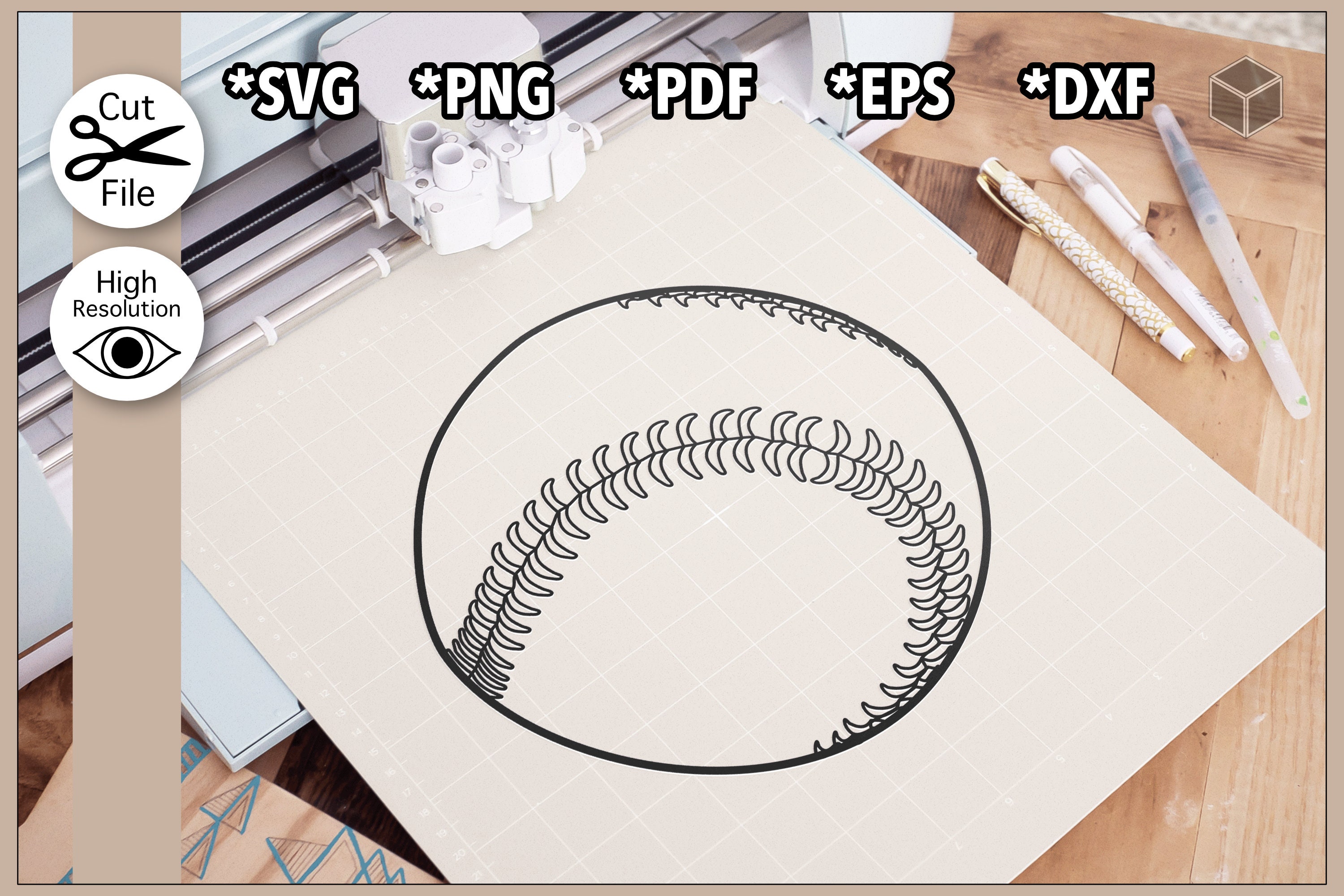 Baseball Ball Outline Ballgame Engraving Line Art Sport - Etsy