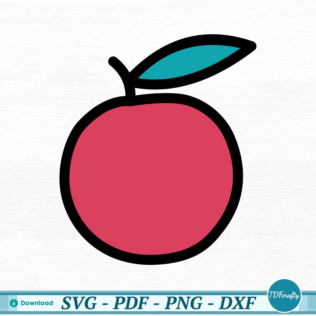 Apple SVG File, Back to School Clipart, Student DXF Craft File ...