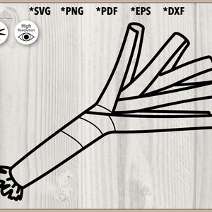 Leek Outline Svg, Png, Pdf, Dxf, Eps - Etsy
