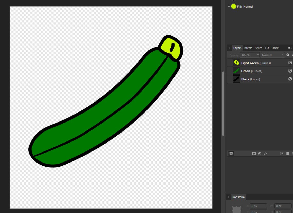 Zucchini Color and Outline Clipart Svg Png Pdf Dxf Eps Cut - Etsy