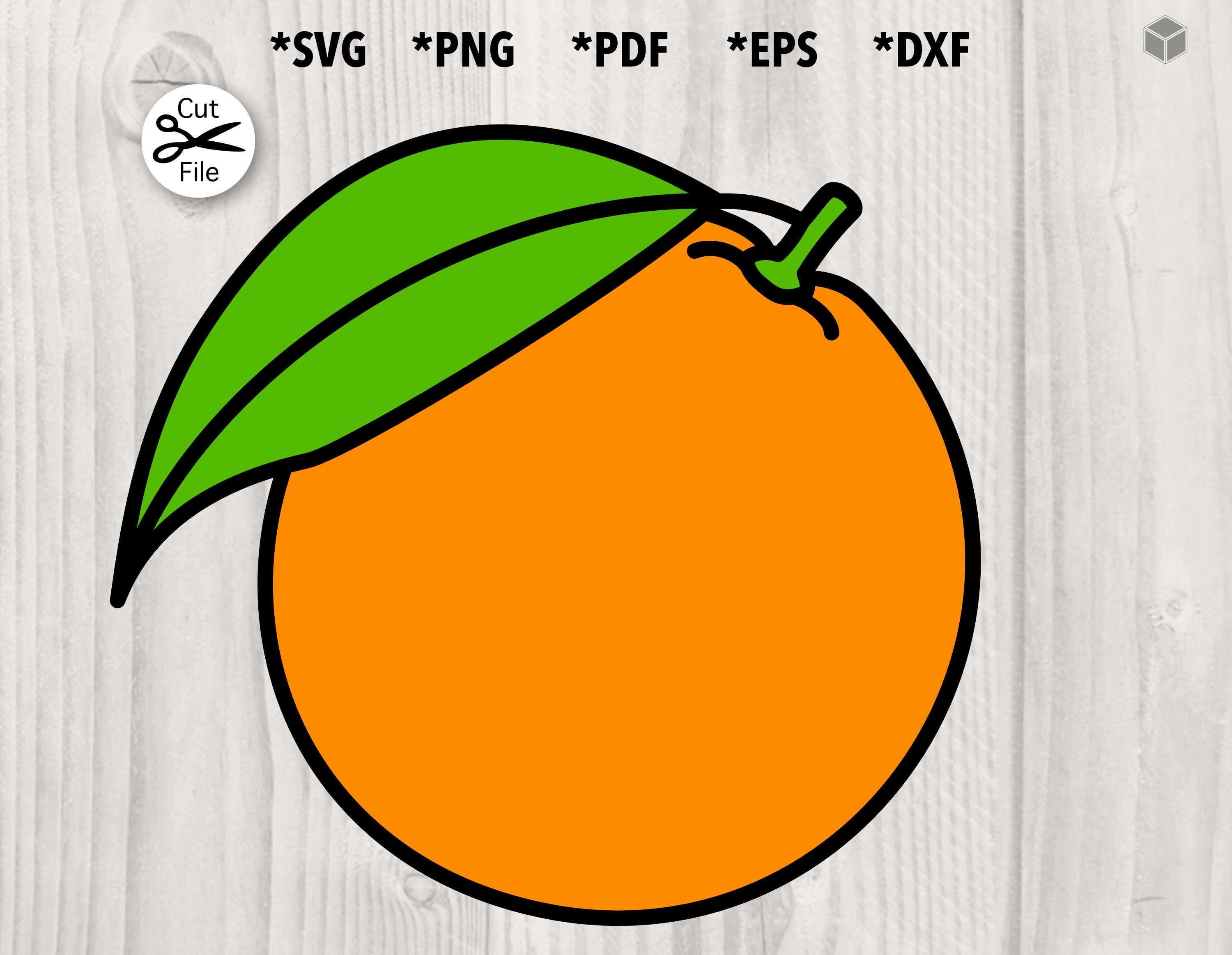 Orange Svg Png Pdf Dxf Eps - Etsy