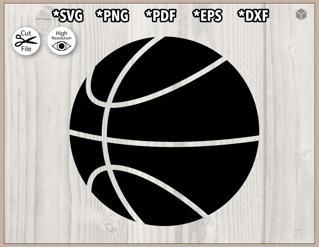 Basketball Silhouette SVG Cut File and Tattoo Design, Dxf, Png, Eps ...