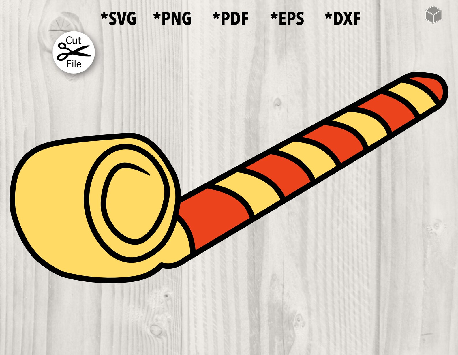 Party Blower Svg Png Pdf Dxf Eps - Etsy