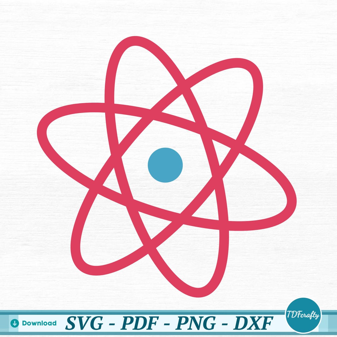 Atomic SVG File, Back to School Clipart, Student DXF Craft File ...