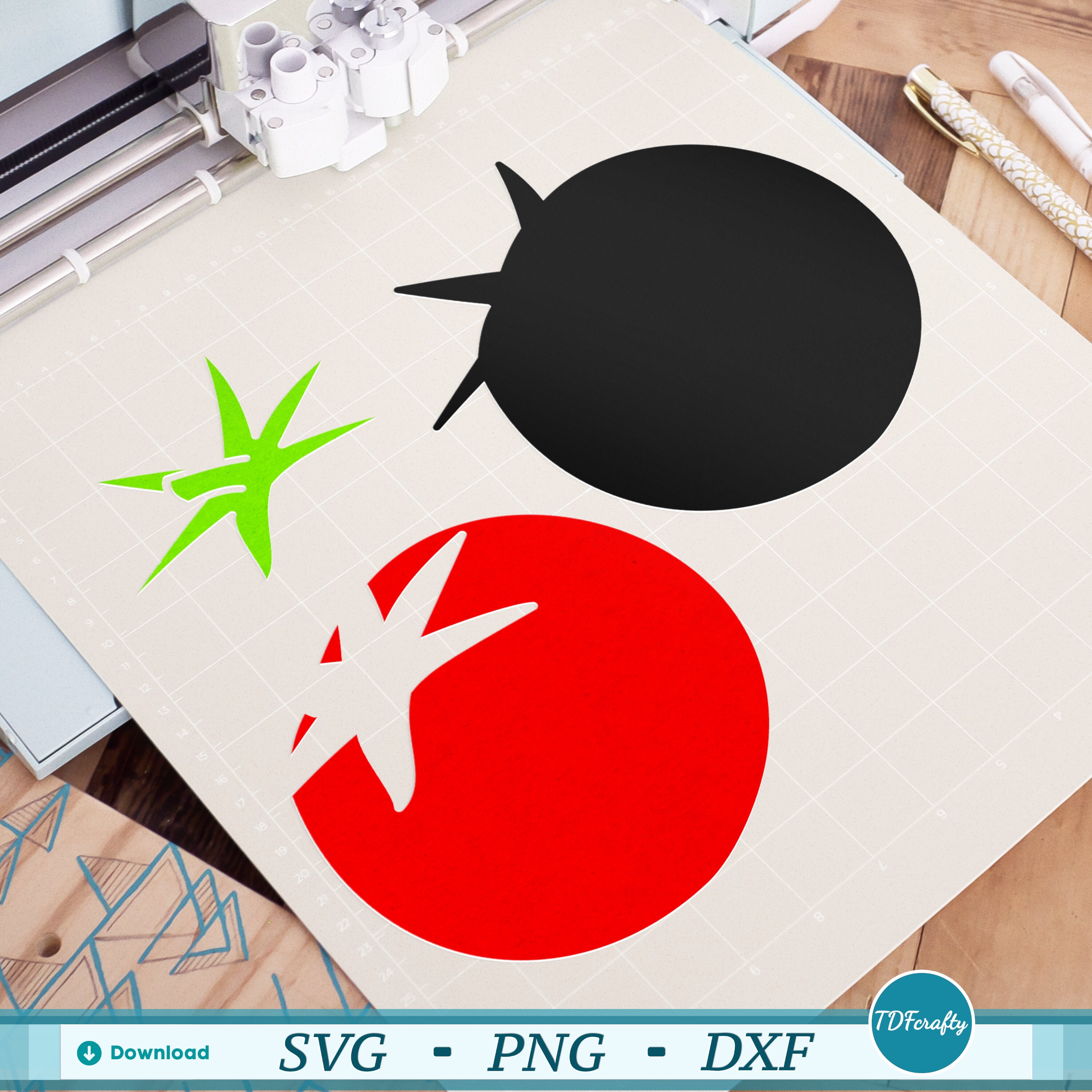 Tomato Cut File Svg, Vegetable Png, Fruit Dxf for Graphic Design for ...